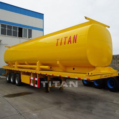 China 42000 litres diesel tank fuel trailers for sale for sale
