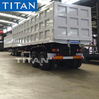 Cina TITAN 2 axles 50 / 60 / 70ton  tipper trailer Dump Truck Trailer in vendita