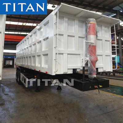 Cina TITAN 2 axles 50 / 60 / 70ton  tipper trailer Dump Truck Trailer in vendita