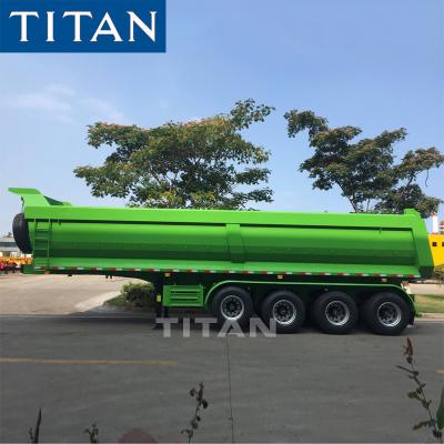 中国 TITAN 30/35 Cubic Meters Dumper tractor tipper semi trailer for sale 販売のため