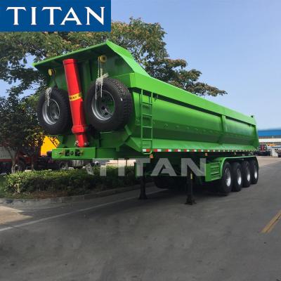 中国 TITAN 30/35 Cubic Meters Dumper tractor tipper semi trailer for sale 販売のため