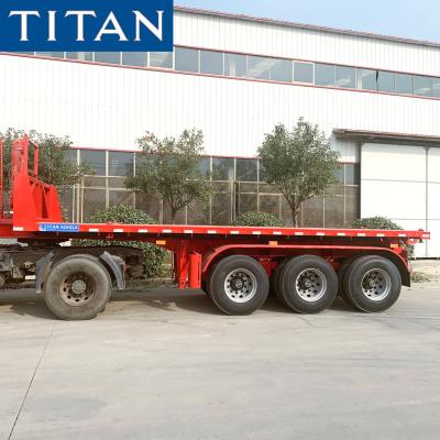 中国 TITAN 20/40ft container dump tipper chassis semi trailer for sale 販売のため