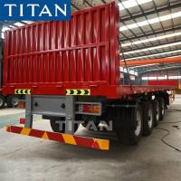 China 45 ft flat body decks container platform flatbed semi trailers for sale