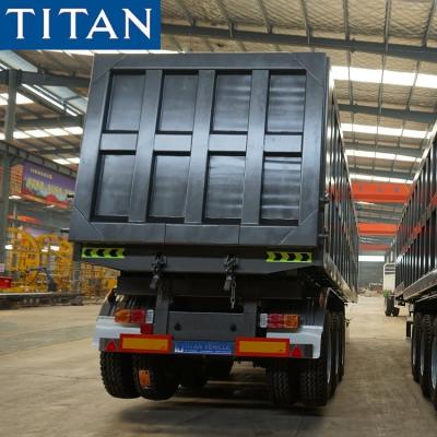 Cina Dump Tipper Tipping Truck Trailer with Hydraulic Cylinder for Zambia in vendita