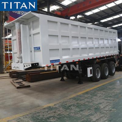 China Venta de camiones de descarga de 80 toneladas de 3 ejes en venta