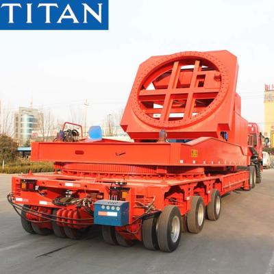 China Types of Wind Blade Windmill Turbine Tower Transporter Trailers for sale