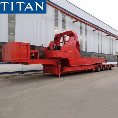 Cina 4 Line 8 Axle Windmill Rotor Blade Transport Trailer for Sale in vendita