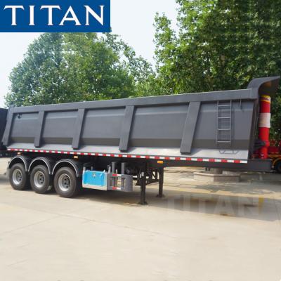 China Semiremolque hidráulico de 3 ejes con remolque de 70 toneladas en venta