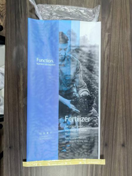 Quality Denier 850-900 PP Woven Fertilizer Packing Bag With 60x82x15cm Dimension And 31x31 Mesh For Industrial Agriculture for sale