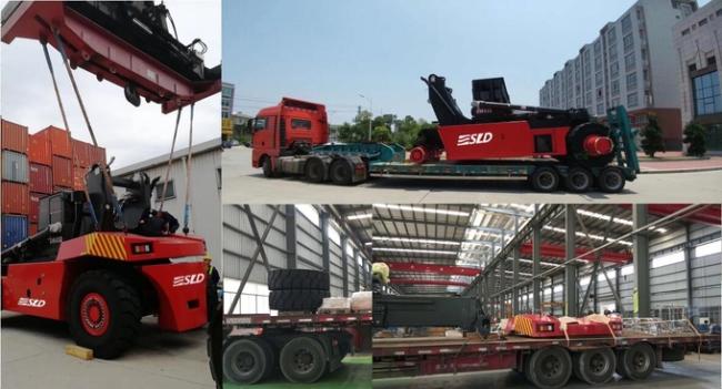 Terminal Yard Stacking Container Reach Stacker 45tons 3