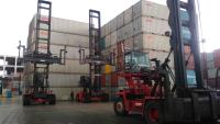 China Empty container handler forklift truck for sale