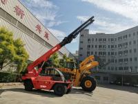 China 12t Shooting Boom Crane Handler Telehandler Telescopic Forklift for sale