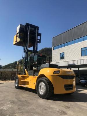 중국 대형 기중기 지게차 25t 28 톤 전자적 동력 변속을 취급하는 소재 컨테이너 판매용