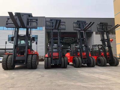 중국 15000kg 유차 또는 커민스 엔진을 가진 수압 무거운 리프트 포크 픽터 판매용