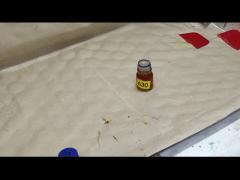 Light Yellow Non Flammable Spray Adhesive BS5852 Fire Retardant Adhesive