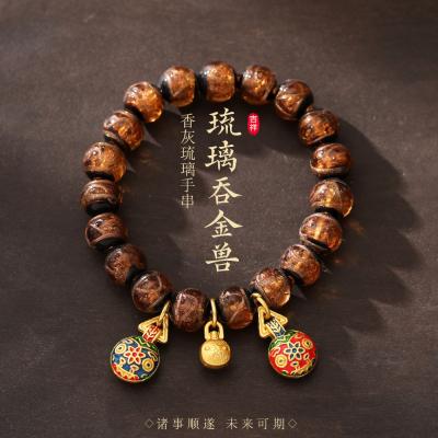 China Ethnic Style Heart Sale High Temperature Flower Glaze Colored Ceramic Glaze Ceramic Bracelet Retro Multi-Style Painted Bracelet for sale