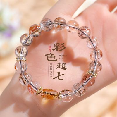 China Colorful Crystal Bracelets For Women 18 Gold Plated Dainty Gold Square Crystal Charm Bracelet Cute Bracelet For Teen Girls for sale