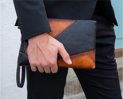 China Cross-Border European And American Men'S Handbags Genuine Leather Men'S Handbags Retro Fashion Cowhide Men'S Bags Large Capacity Wholesale for sale