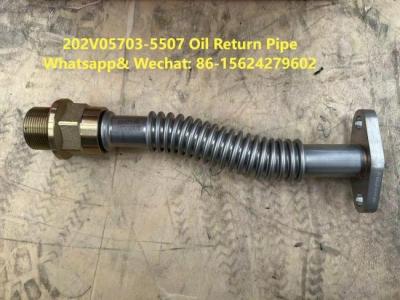 China 6.7 Cummins Turbo Oil Return Line 202V05703-5507 HOWO Truck Parts MC13 C7H Sitrak HOWO T5G for sale
