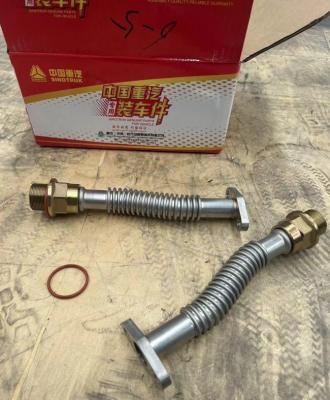 China 6.7 Cummins Turbo Oil Return Line 202V05703-5507 HOWO Truck Parts MC13 C7H Sitrak HOWO T5G for sale