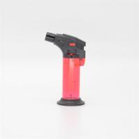 China Adjustable Flame Butane Refillable Torch Lighter 120mm Windproof for Outdoor Cooking for sale