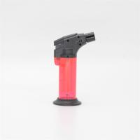 China Adjustable Flame Butane Refillable Torch Lighter 120mm Windproof for Outdoor Cooking for sale