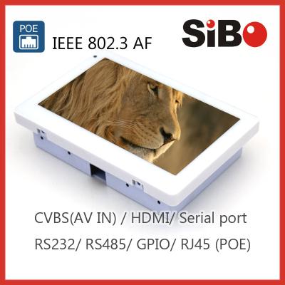 China SIBO Q896 Android Tablet With POE And Inwall Flush Mount Box for sale