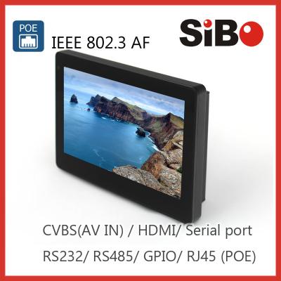 China 7" Android Touch Monitor With Open Frame / Inwall Android And POE for sale