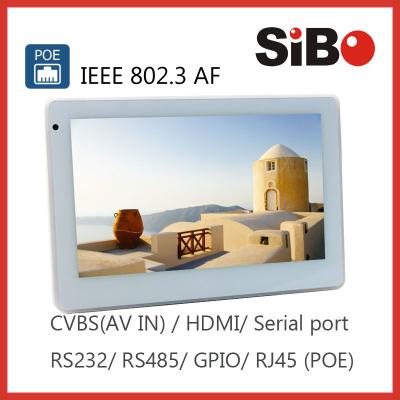 China 7 " Android 4.4.4 System Wall Mount Tablet With POE  And 8 Cores for sale