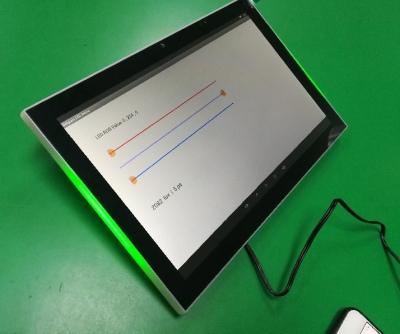 China Room Signage Display With POE, LED, NFC And Inwall Mount Brackets for sale