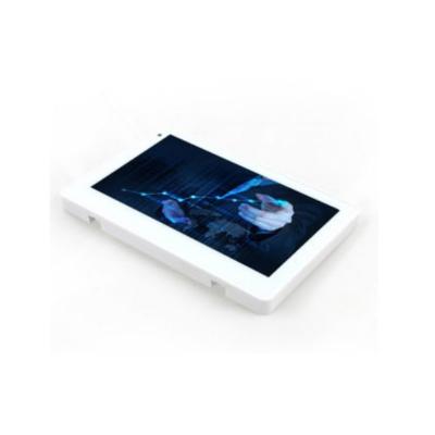China 7'' Android Inwall Mount Tablet WIth NFC Reader LED Light Bar For Time Attendance for sale