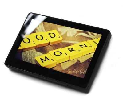 China Android POE 7'' Tablet With NFC Reader LED Light Bar For Time Attendance for sale