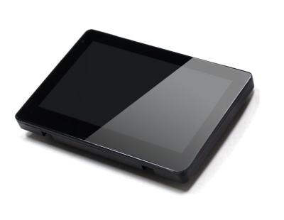 China 7 Inch Android Wall Mounted Tablet With NFC Reader LED Light Bar For Time Attendance for sale