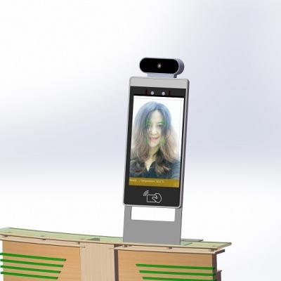 China 8 Inch Android POE Tablet With Face Recognition And Body Temperature Measure For Access Control for sale