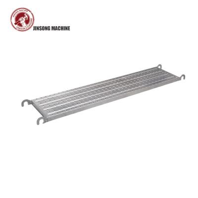 China Q235 Material Hot Dip Galvanized Scaffolding Steel Planks with Hooks for Construction for sale