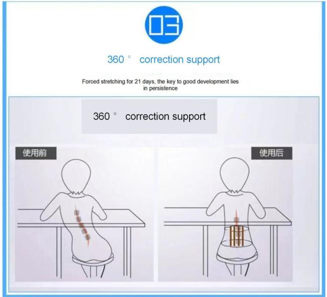Direct Deal Inflatable Comfort Adjustable Thoracic and Lumbar Spine Fixation Brace Postoperative Lumbar Fixation Brace Hospital