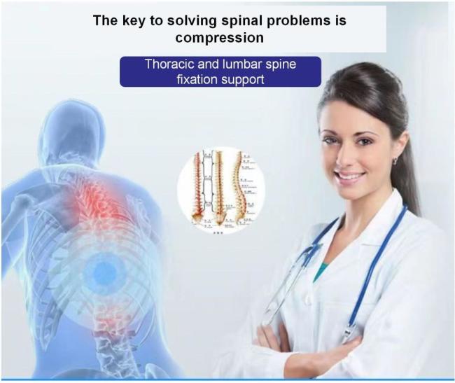 Direct Deal Inflatable Comfort Adjustable Thoracic and Lumbar Spine Fixation Brace Postoperative Lumbar Fixation Brace Hospital