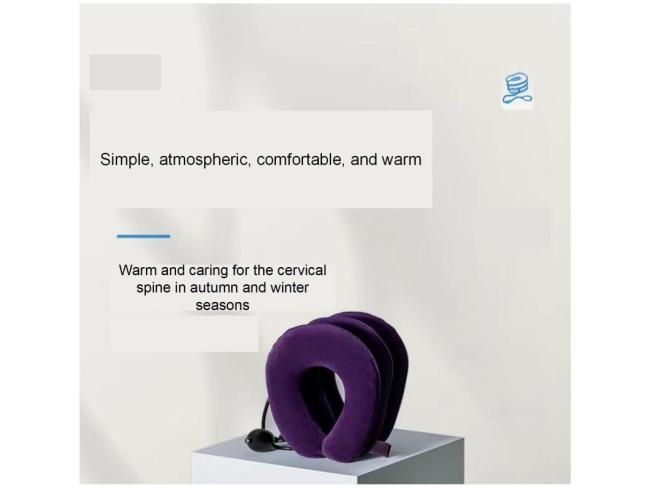 Hot Sale Top Grade Comfortable Medical Equipment Custom 3 Layers Cervical Traction Device with Soft Magic Tape