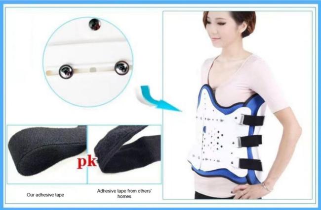 Adjustable Thoracolumbar Spine Lumbar Compression Fracture Fixation Support Waist Brace Universal Airbag Thoracolumbar Orthosis
