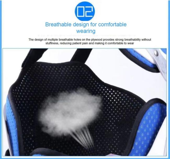 Adjustable Thoracolumbar Spine Lumbar Compression Fracture Fixation Support Waist Brace Universal Airbag Thoracolumbar Orthosis
