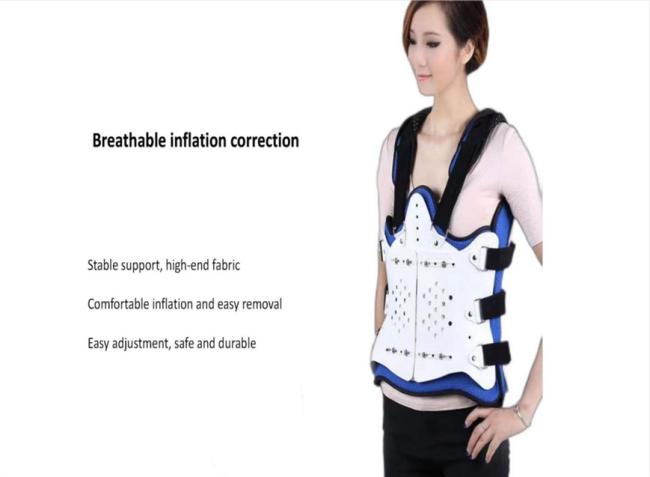 Adjustable Thoracolumbar Spine Lumbar Compression Fracture Fixation Support Waist Brace Universal Airbag Thoracolumbar Orthosis