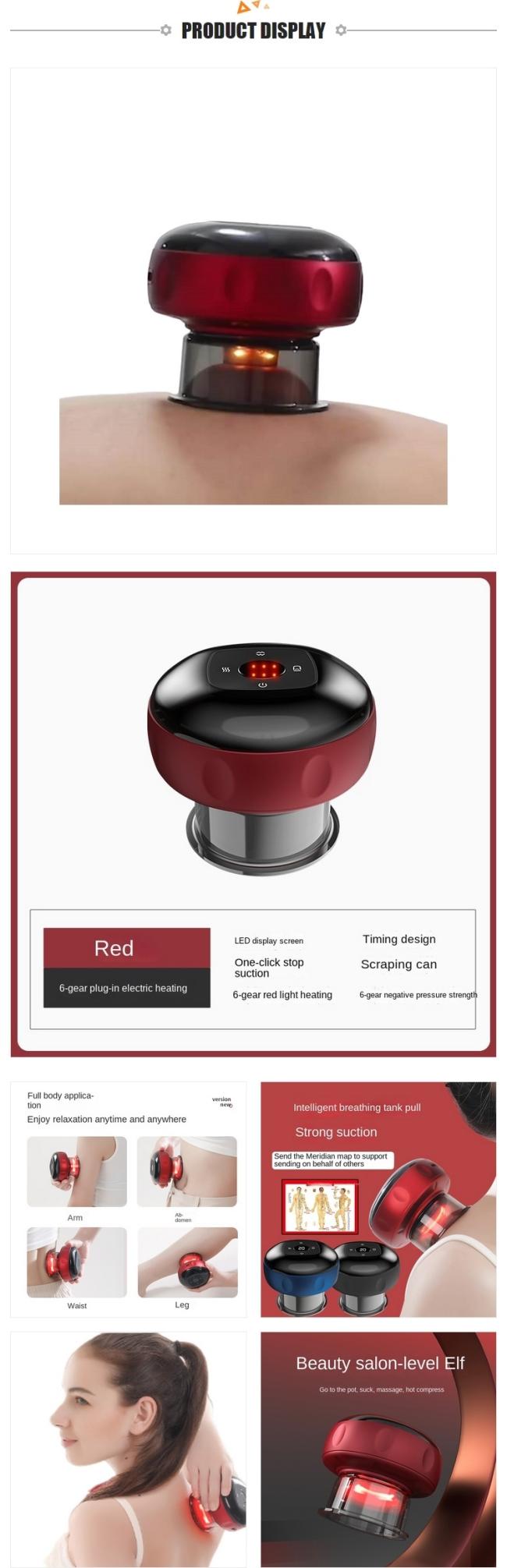 Electric Vacuum Massage Cupping Device for Fat Burning