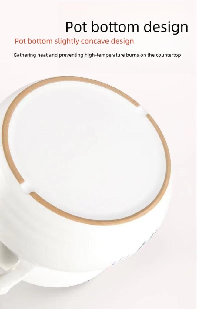 Factory Direct 3.3L Stoneware Health Medicine Pot Casserole Stew Pot Pot with Chinese Medicine