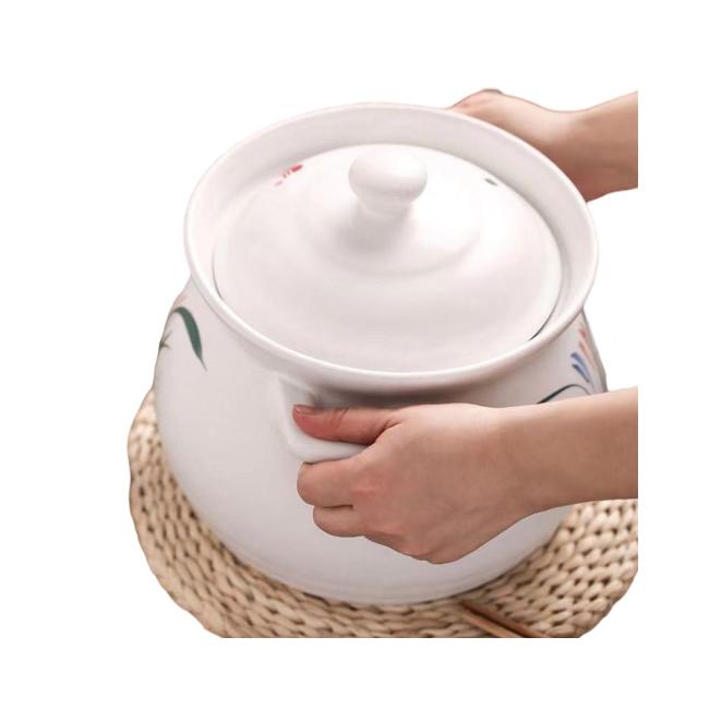 Factory Direct 3.3L Stoneware Health Medicine Pot Casserole Stew Pot Pot with Chinese Medicine