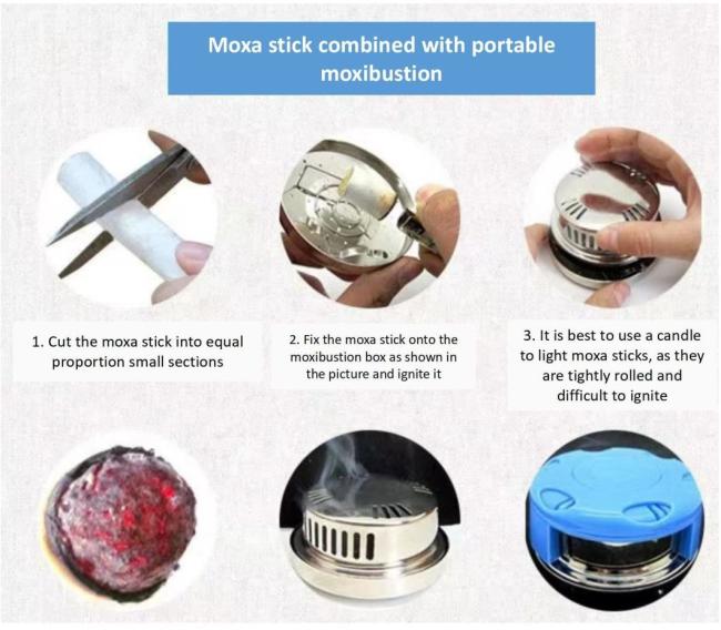 Traditional Chinese Moxibustion and Moxibustion Sticks for Household Use