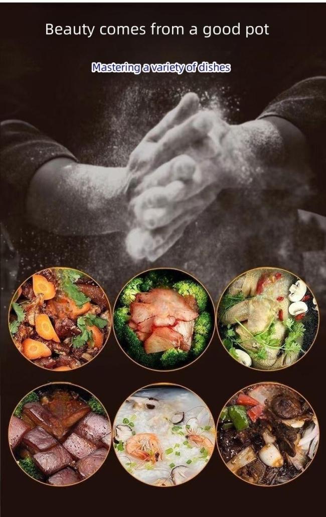 High-Quality Nonstick Cookware Set for Herbal Soup