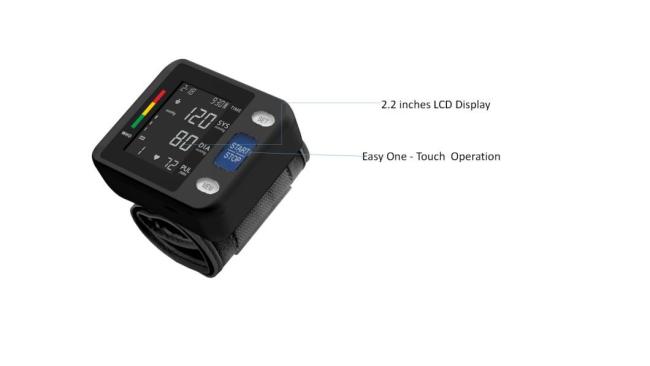 Hot Selling Same Model Blood Pressure Monitor Electronic Sphygmomanometer Blood Pressure Meter Wrist Sphygmomanometer Home Use