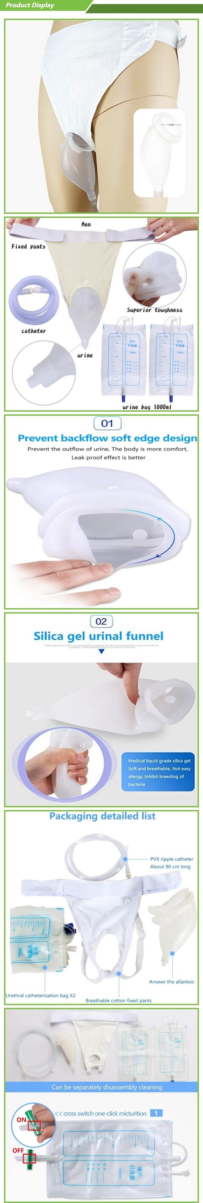 Professional 2000ml Urine Negative Pressure Drainage Bag Home Use