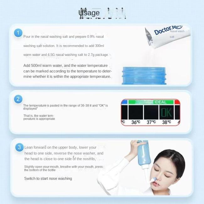 Plastic Animal Figuered Irrigator Outil Nasale Navage Nasal Irrigation (system Medical equipment)