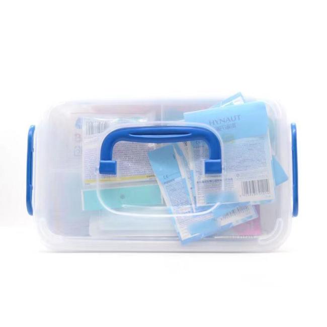 Plastic Storage Box First Aid Kit (Medical equipment)